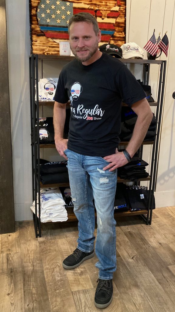 Regular Joe Men's "Live Life Boldly" T-shirt - The Regular Joe Show