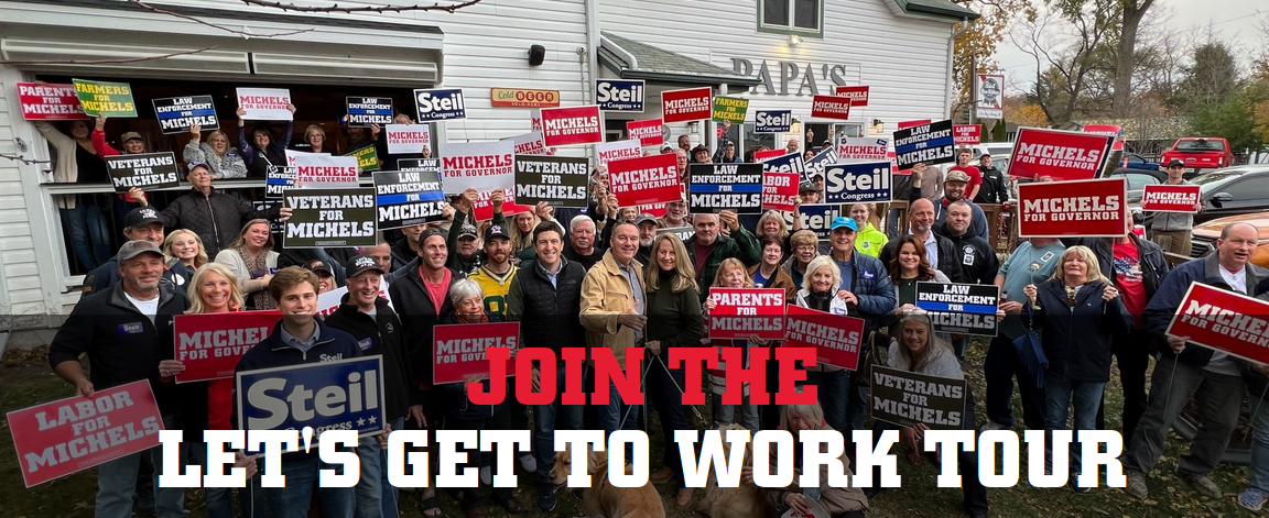 Tim Michels Let's Get to Work Tour - The Regular Joe Show