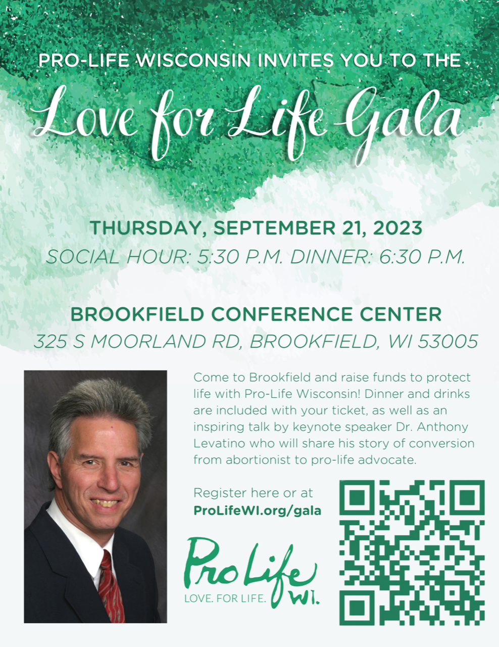 THURSDAY, SEPTEMBER 21st: The Love for Life Gala - The Regular Joe Show