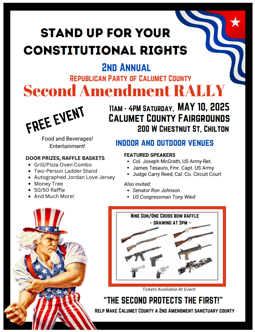 MAY 10th: The Republican Party of Calumet County's Second Amendment ...
